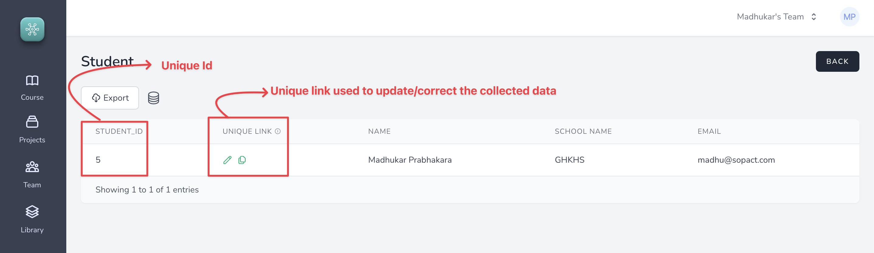 Collecting data · Sopact Sense User Manual · Madhukar Prabhakara