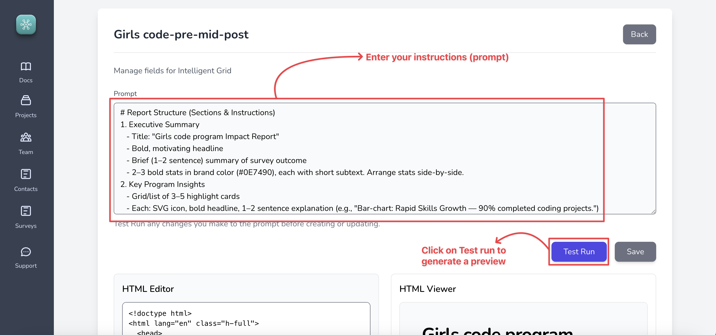 Intelligent Grid · Sopact Sense User Manual · Madhukar Prabhakara
